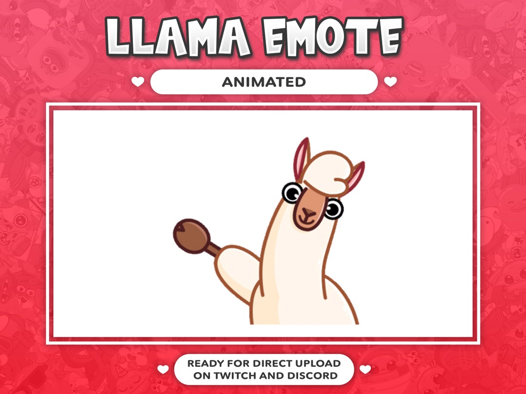 ANIMATED EMOTE Hi Llama Meme for Twitch and Discord ! (and More) - Etsy