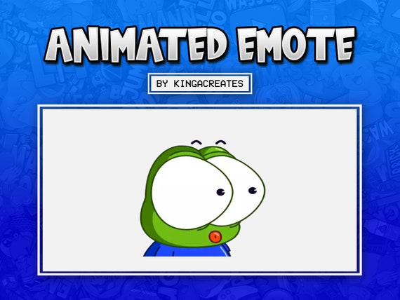 ANIMATED EMOTE Pepe Wow Shocked Peepo for Twitch and Discord - Etsy Canada