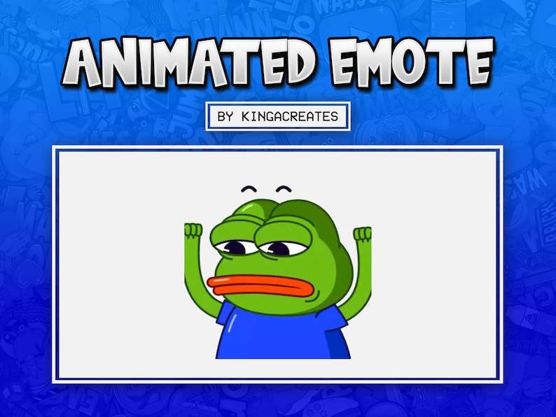 ANIMATED EMOTE Pepe Yaay Good Happy Peepo for Twitch and Discord ...