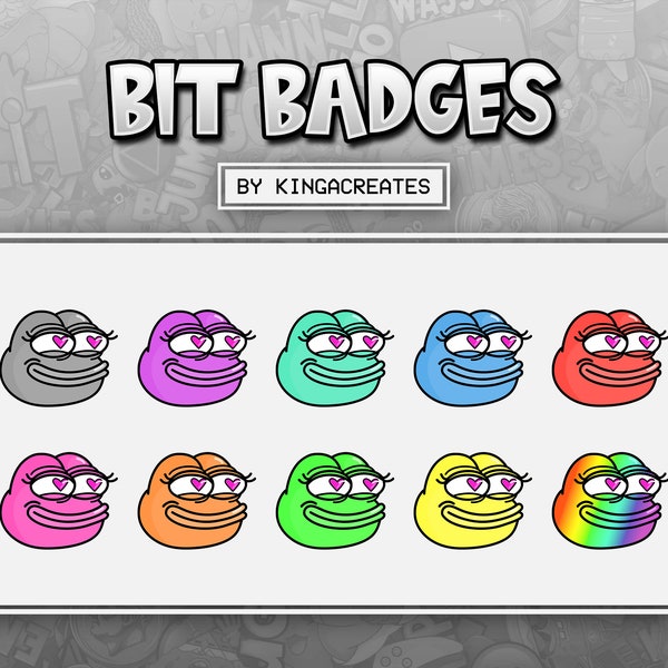 Twitch Bit Tier Emotes - Etsy