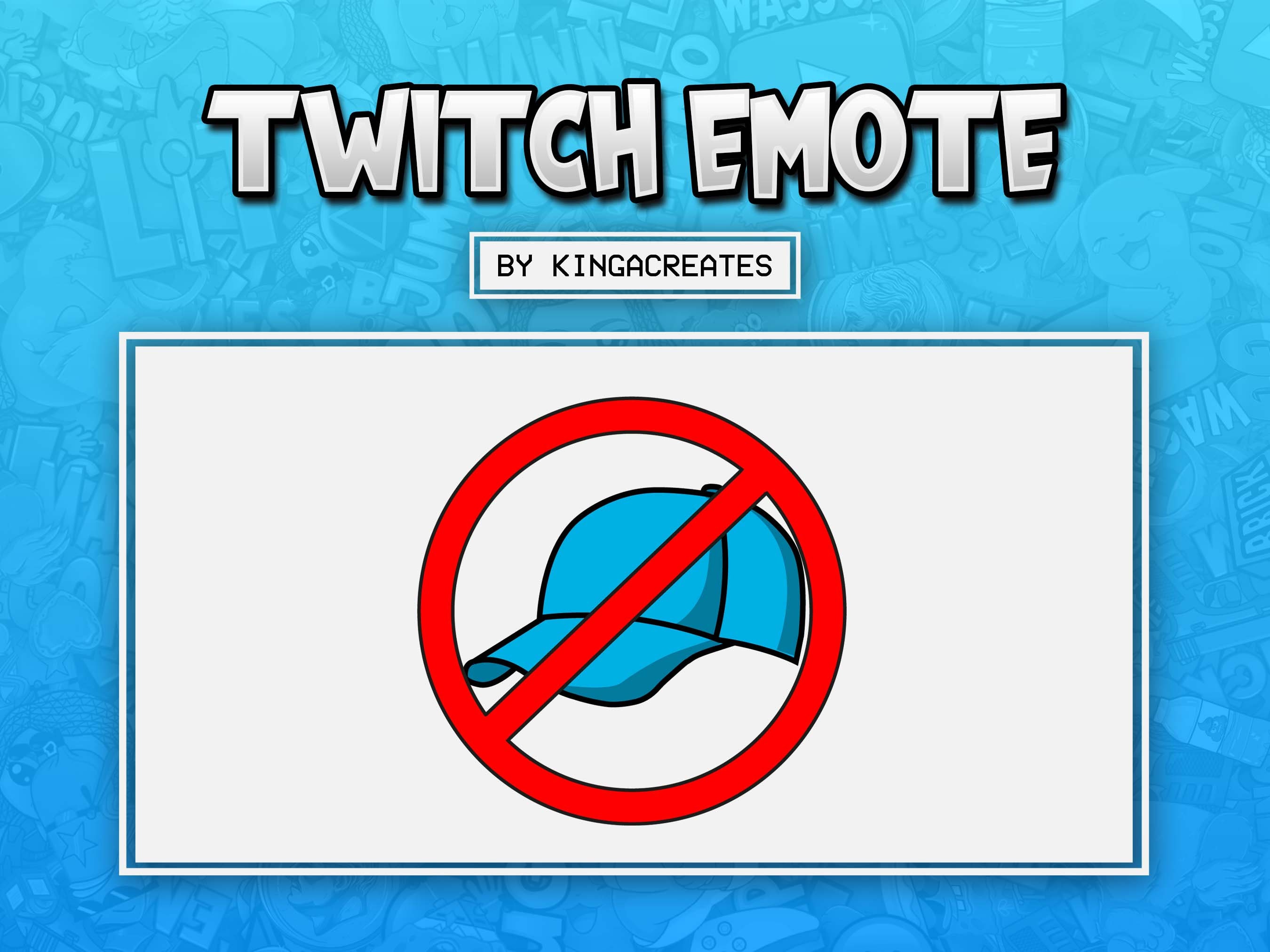 No Cap Emote for Twitch and Discord ! (and More) - Etsy Australia