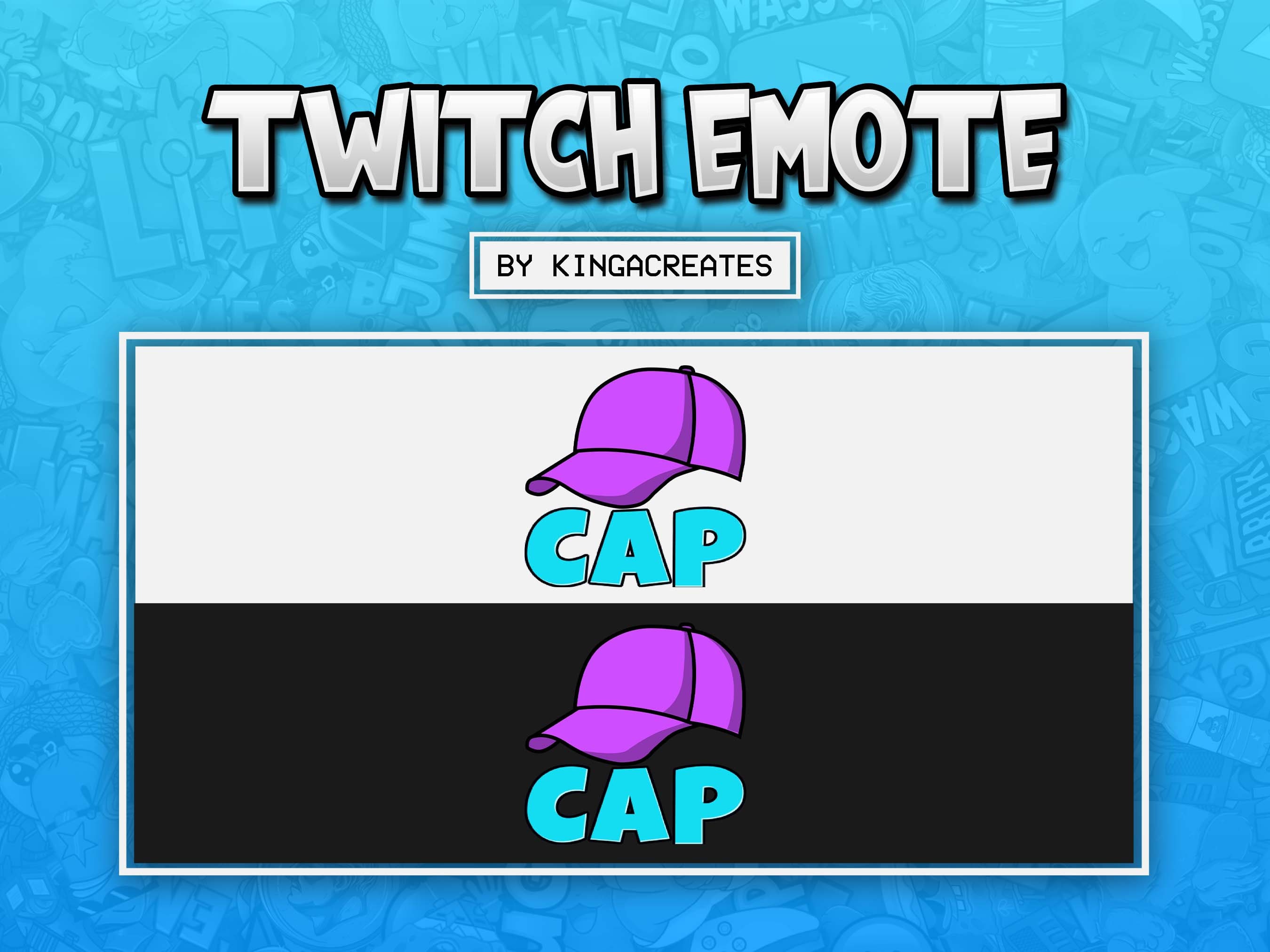 Cap Emote for Twitch and Discord ! (and More) - Etsy