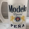 Custom and Personalized Modelo Frosted Glass Beer Mug. Husband Est. Dad ...
