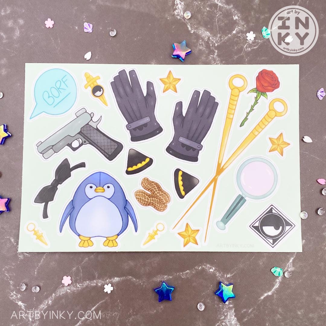Spy Motifs Sticker Sheet – Spyxfamily Anime Decals (4” X 6”) - Etsy