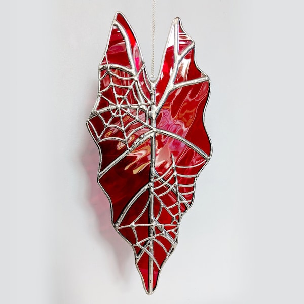 Stained Glass Spider Plant Etsy