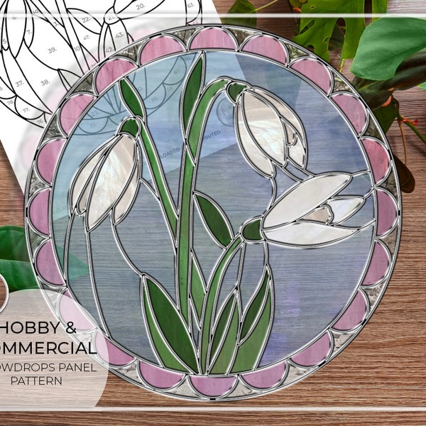 Stained Glass Daffodil Pattern - Etsy