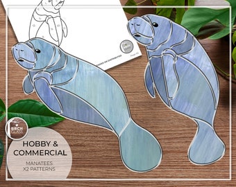 PATTERN Drop of Ocean Stained Glass Pattern (Download Now) - Etsy