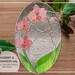 PATTERN • Orchid Oval Panel Stained Glass Pattern • PDF • Digital ...