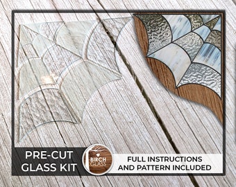 PRECUT GLASS Bee Kit • Stained Glass • Mosaic Kit • Glass Kit • Glass ...