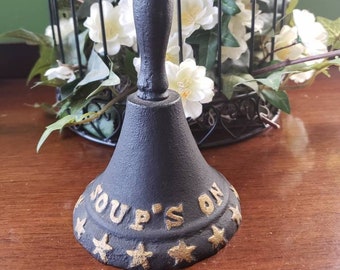 Cast Iron Hand Bell - Etsy