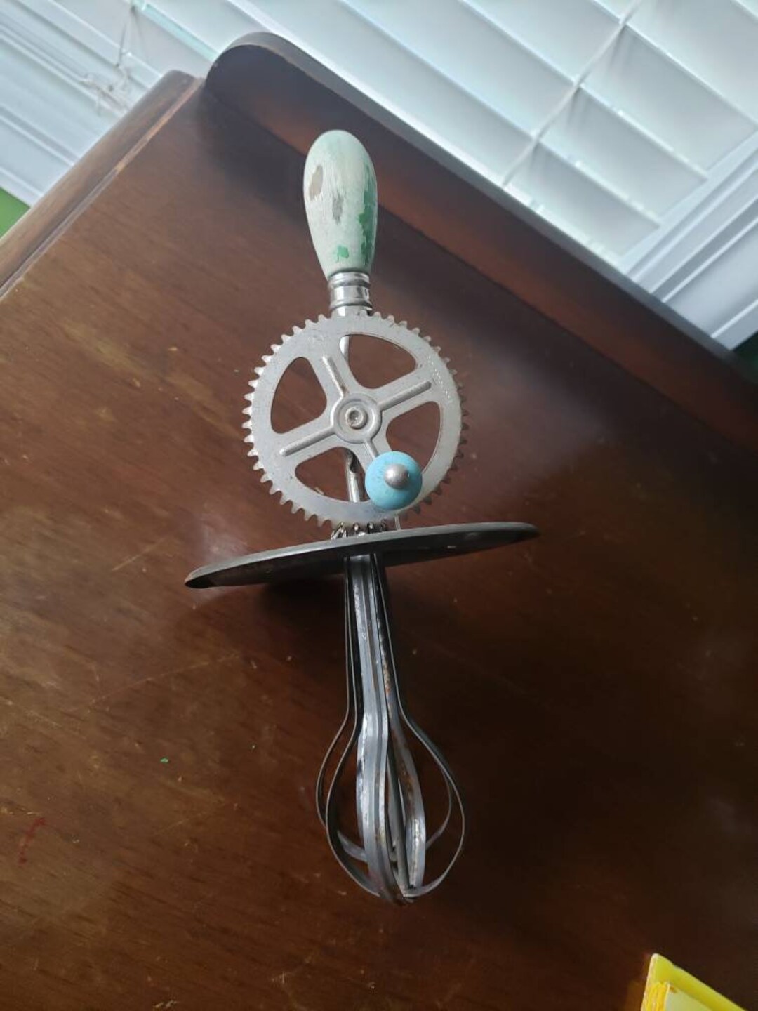 Antique Metal Egg Beaters Wood Handle Made in USA Farmhouse Kitchen - Etsy