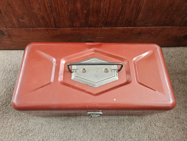 Vintage J.C. Higgins Metal Tackle Box Tool Box 1960s Sears Roebuck - Etsy