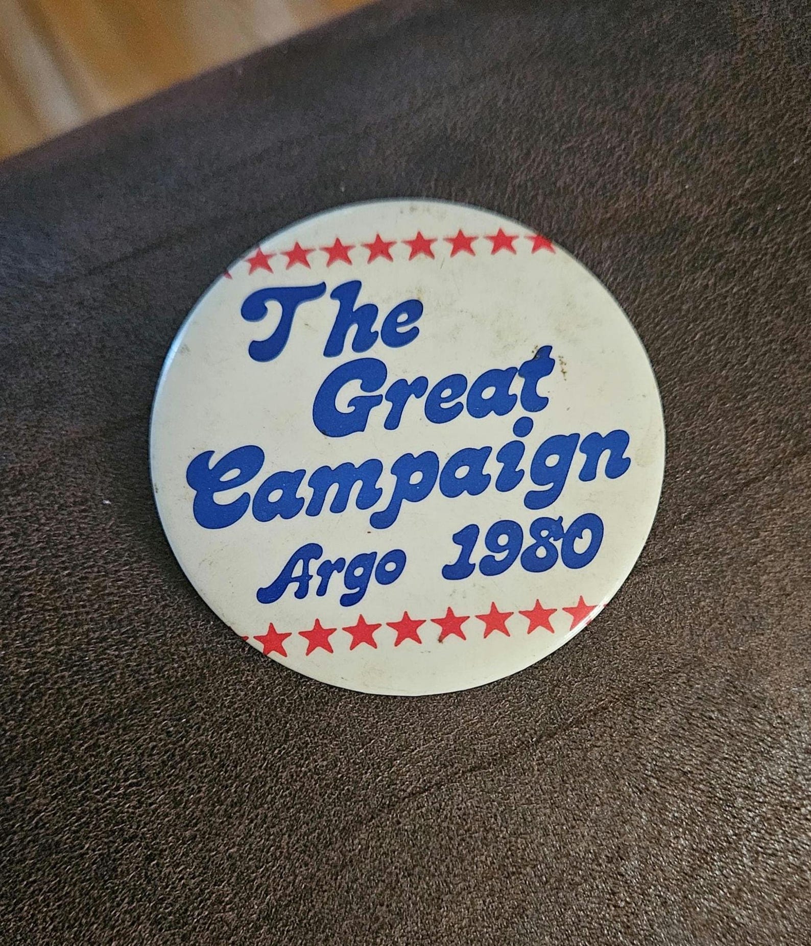 Vintage Button the Great Campaign 1980 Argo Pinback Political Pin - Etsy