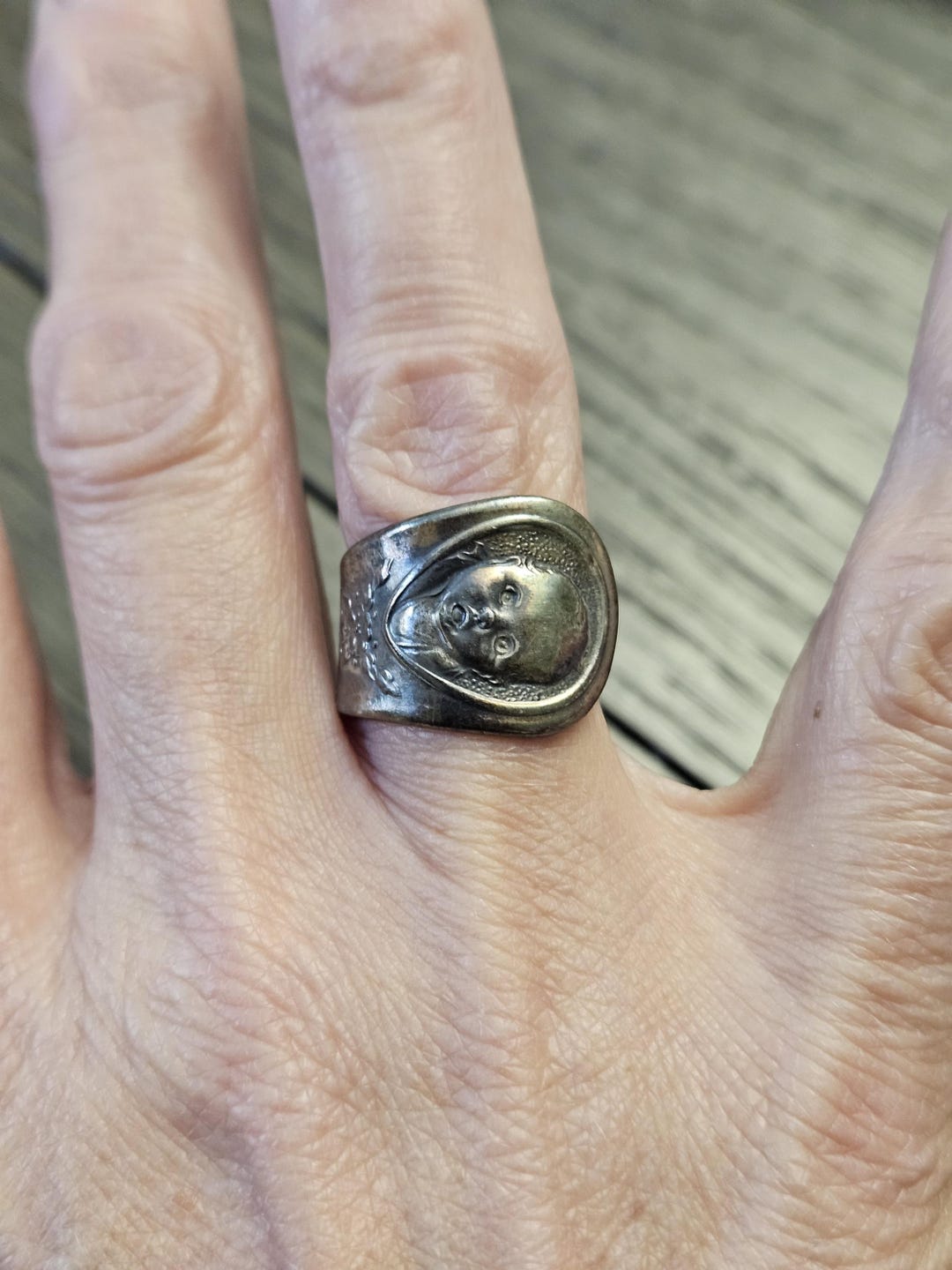 Vintage Oneida Baby Gerber Spoon Ring 1980 - Etsy