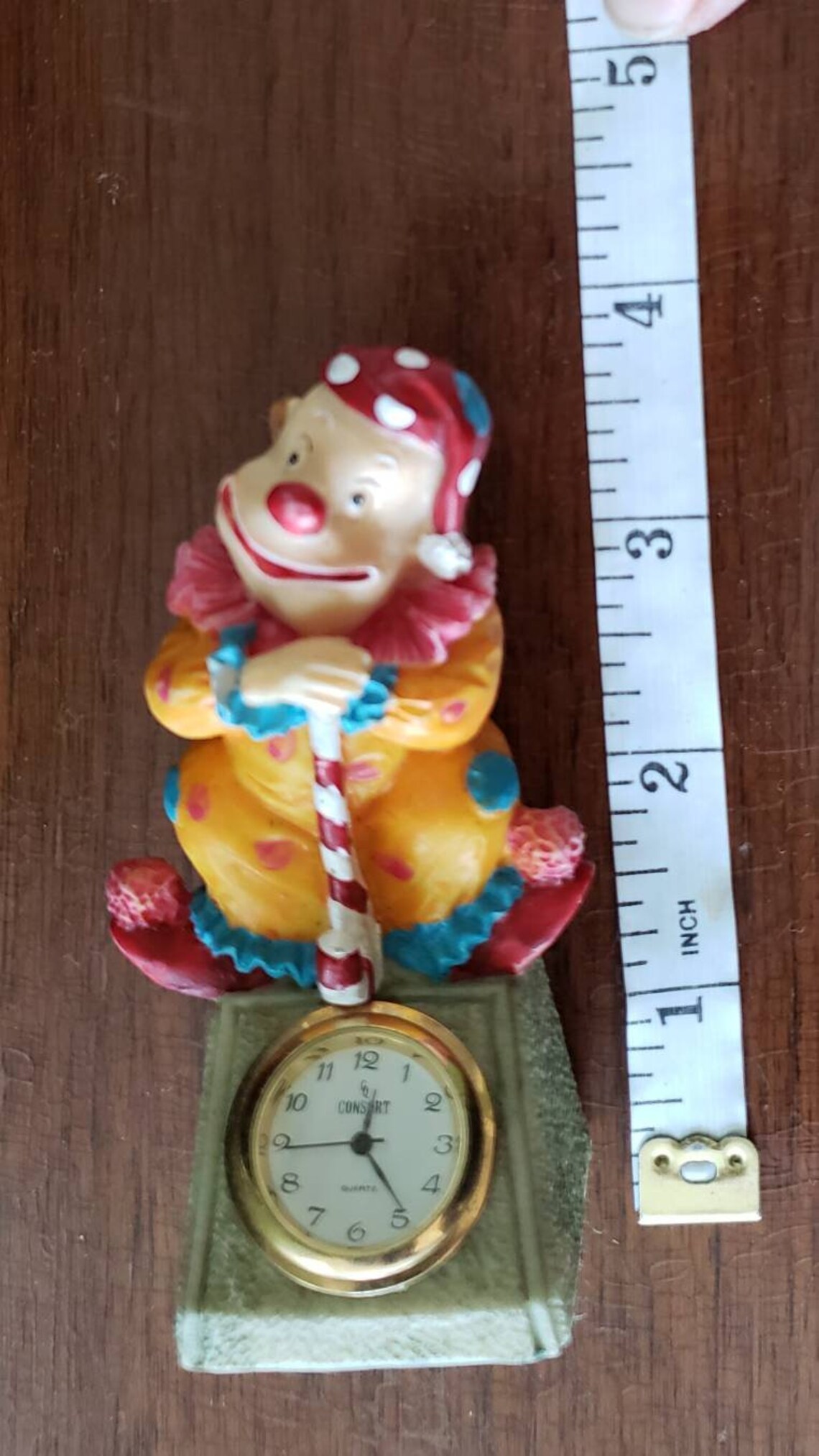Clown Figurine Consort Quartz Mini Clock 1960s - Etsy