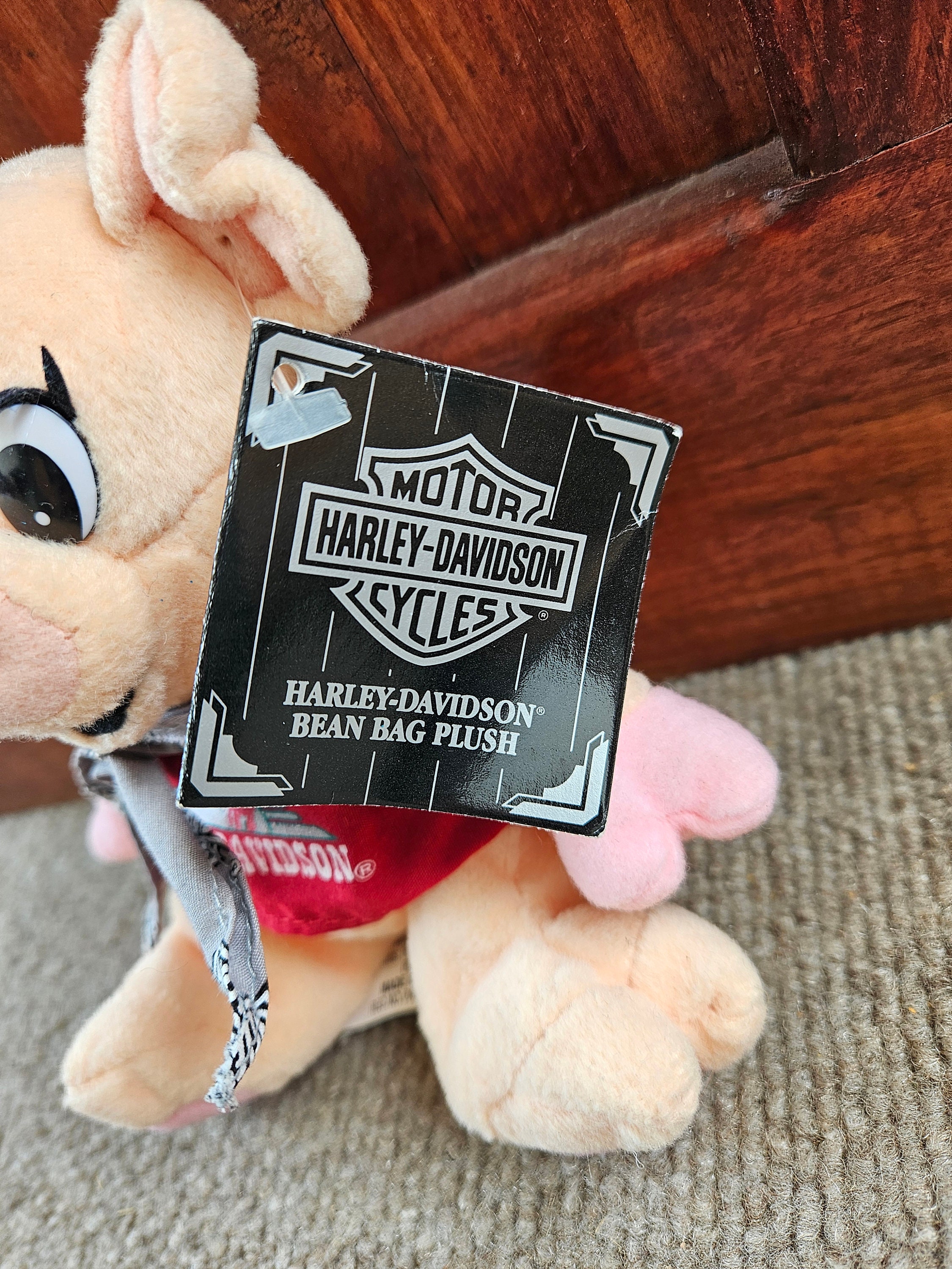 Vintage 1997 Harley Davidson Racer the Hog Bean Bag Plush Pig - Etsy