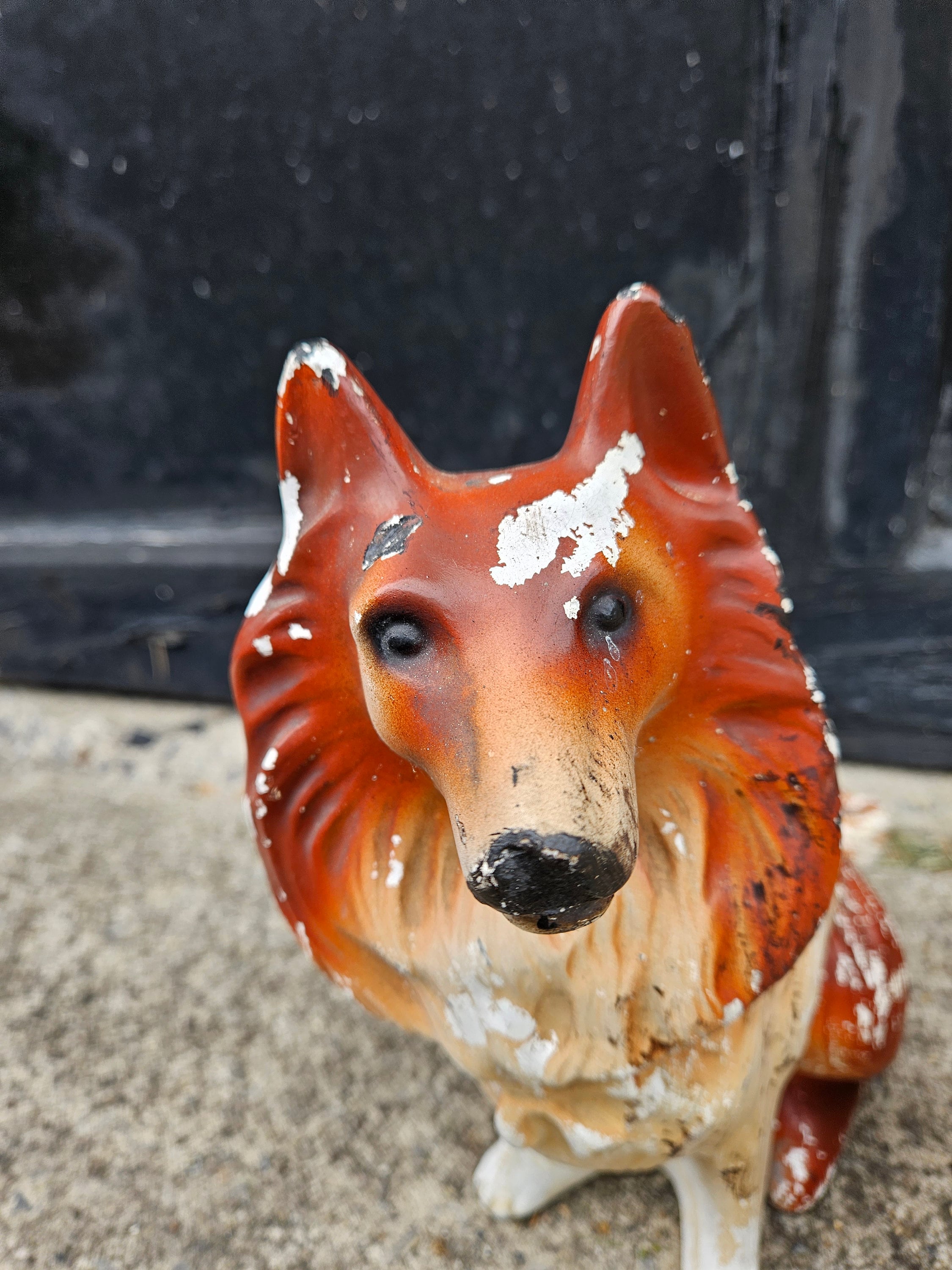 Vintage Chalkware Dogs Pair Carnival Plaster Figurines - Etsy