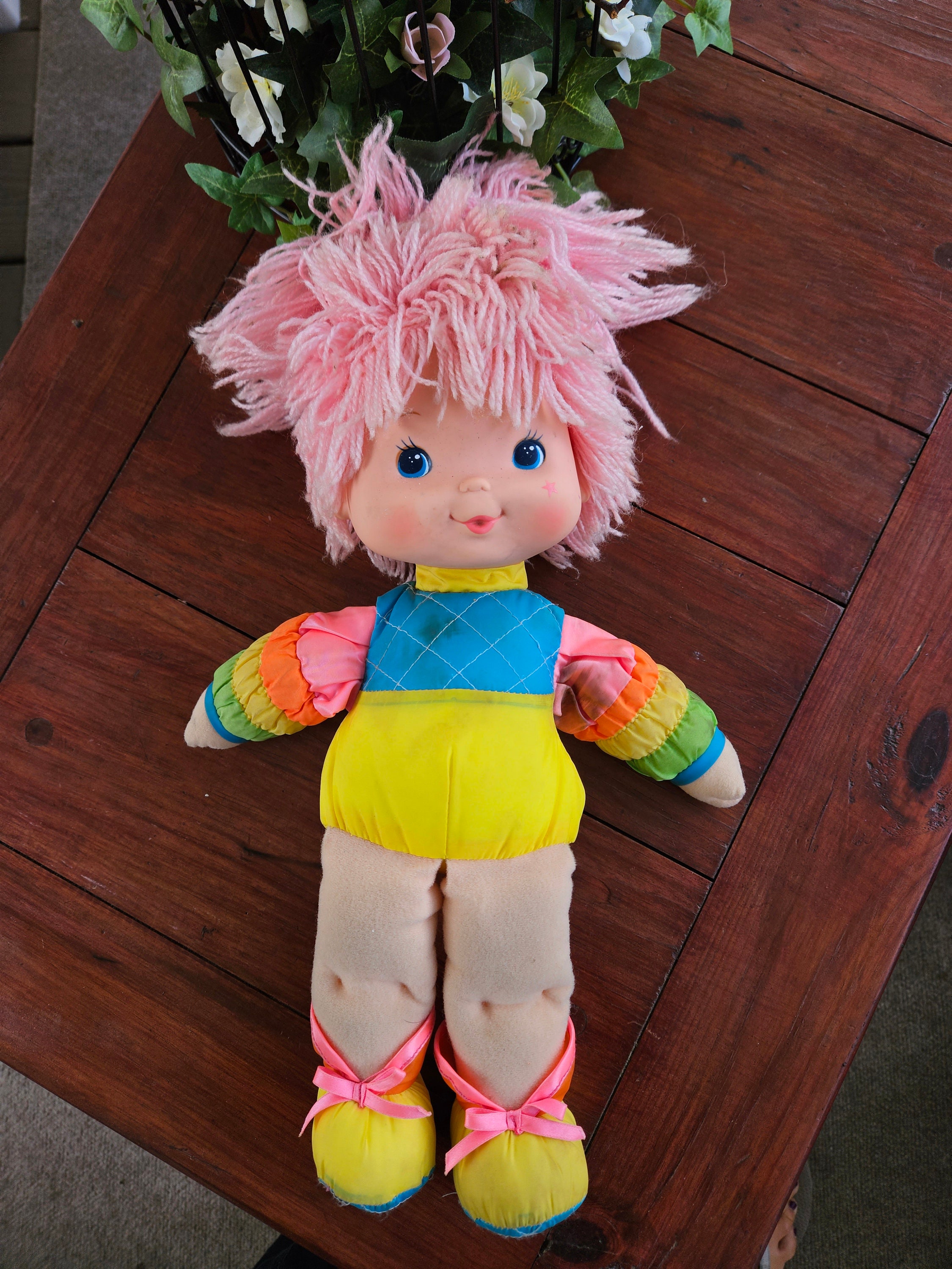 Vintage 1980's Rainbow Brite Doll Pink Hair - Etsy