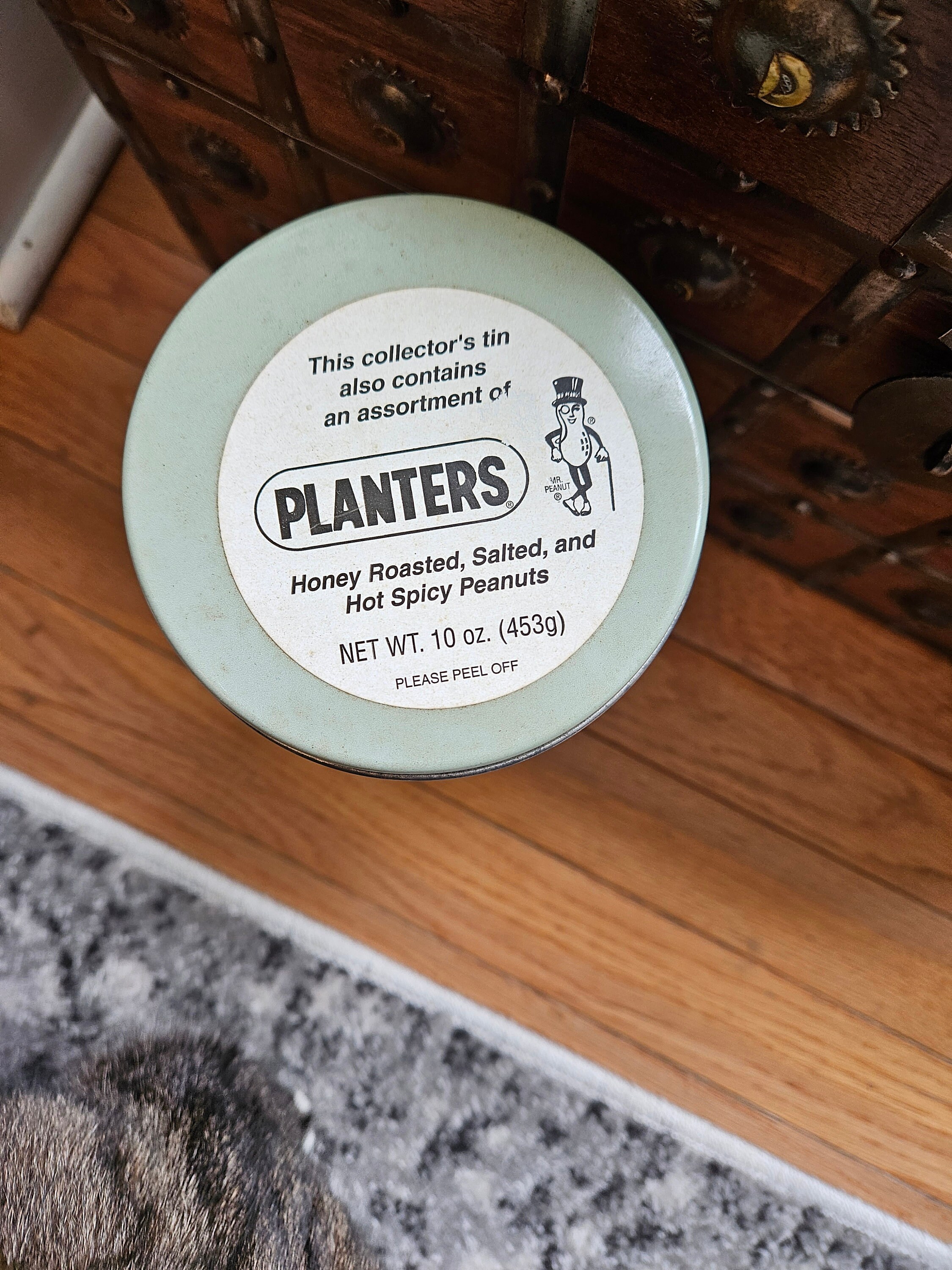 Planters Peanuts Mr. Peanut Collectible Tin 1994 the Nickel Lunch 10 ...