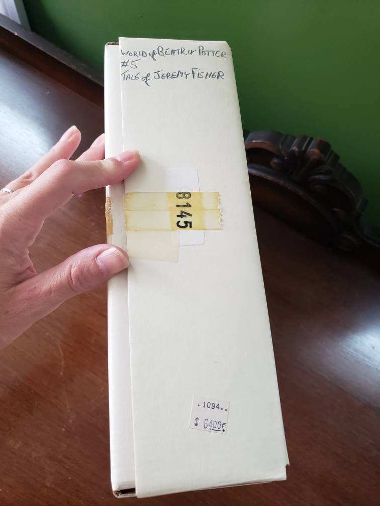 Davenport Pottery Beatrix Potter the Tale of Mr. Jeremy Fisher 3D Plate ...