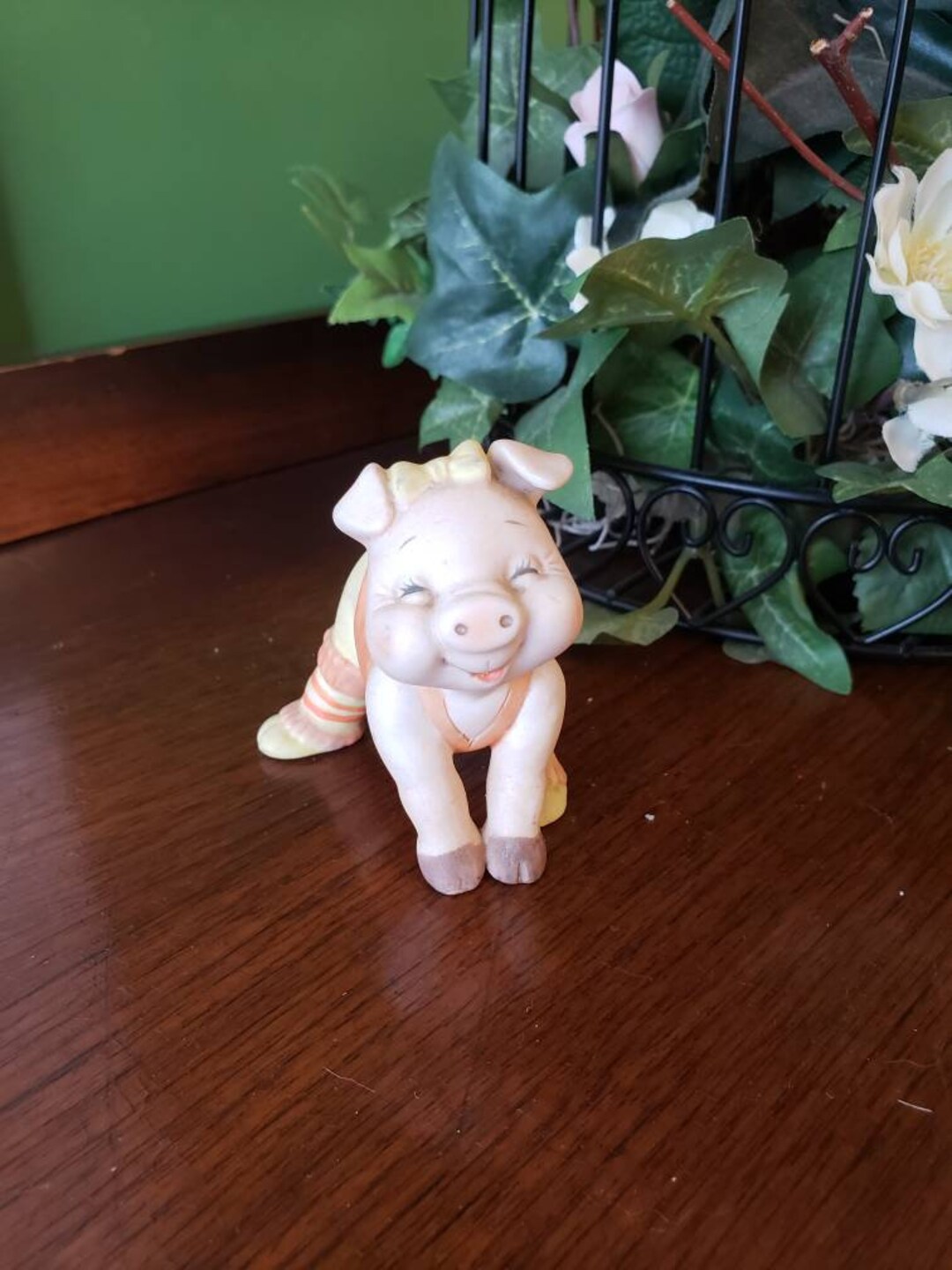 George Good Collectible 1980's Aerobics Exercise Pig Figurine - Etsy