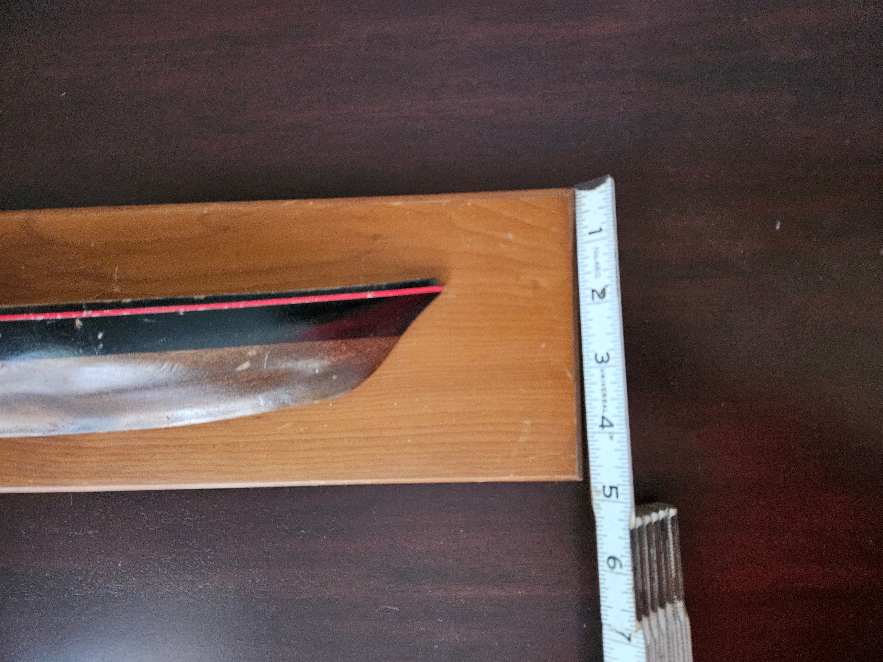 Mounted Half Hull Boat Vintage Wood Block Decor 1960s - Etsy