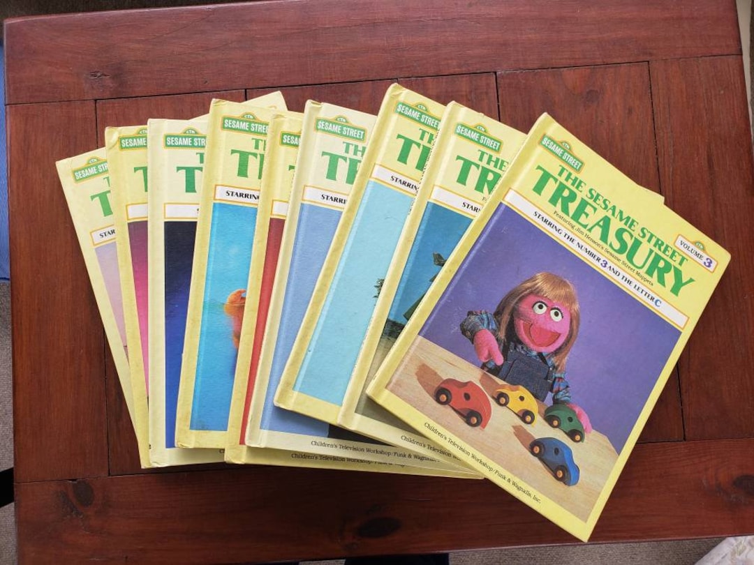The Sesame Street Treasury Hardcover Books 1983, Lot of 9 - Etsy