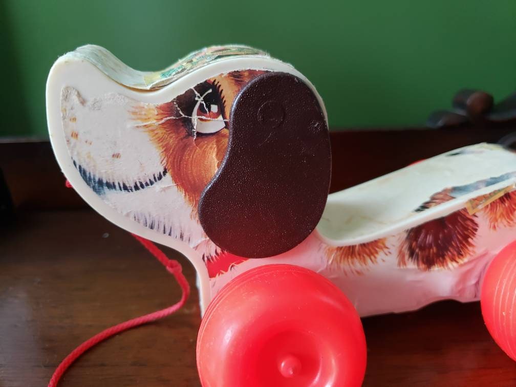 Vintage Fisher Price Snoopy Pull Toy | 1960s-70s Nursery Decor - Etsy