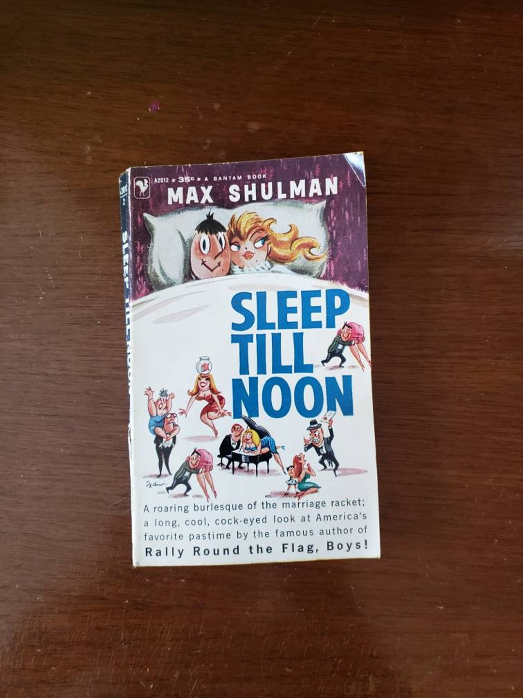 Sleep Till Noon by Max Shulman Vintage 1950 Paperback Book Bantam - Etsy