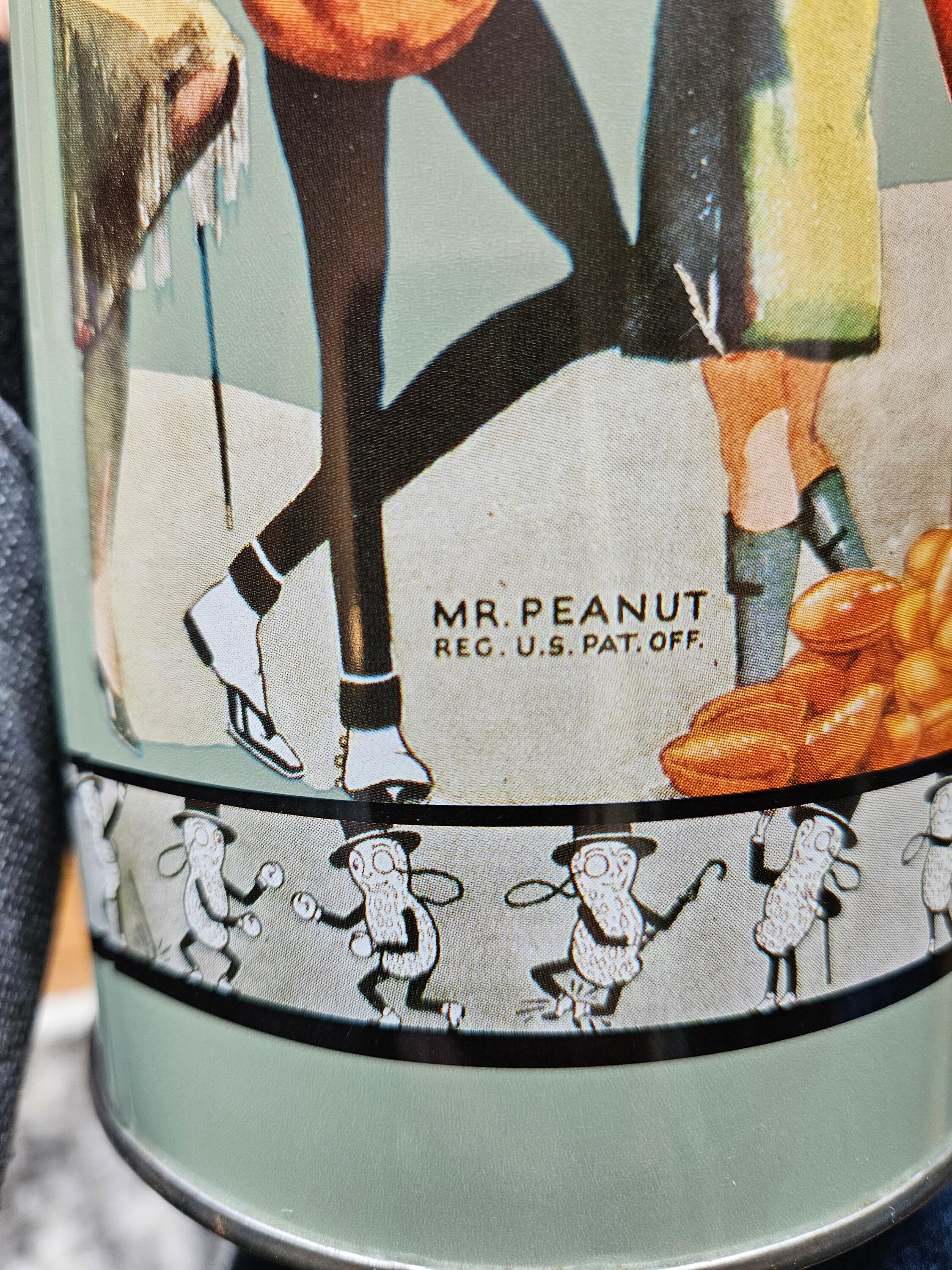 Planters Peanuts Mr. Peanut Collectible Tin 1994 the Nickel Lunch 10 ...