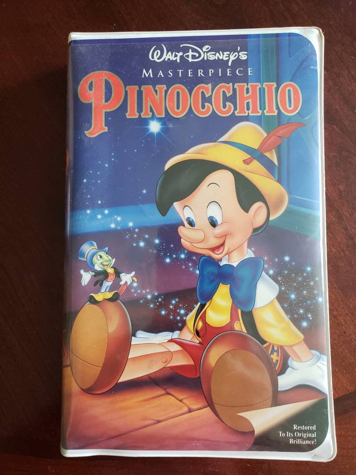 Walt Disney Pinocchio VHS Masterpiece Collection 1993 Vintage | Etsy