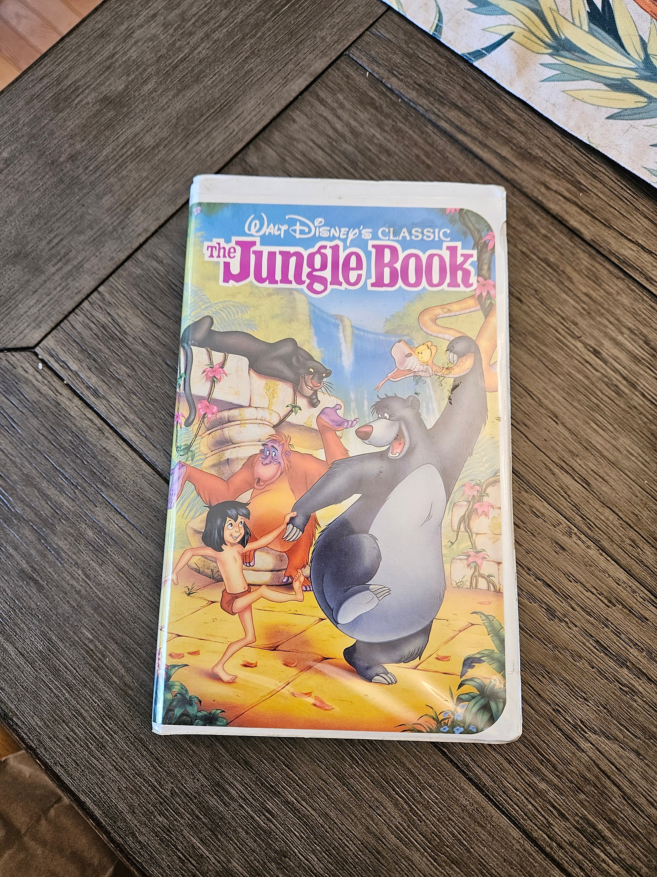 The Jungle Book Walt Disney Classic VHS Tape Black Diamond - Etsy