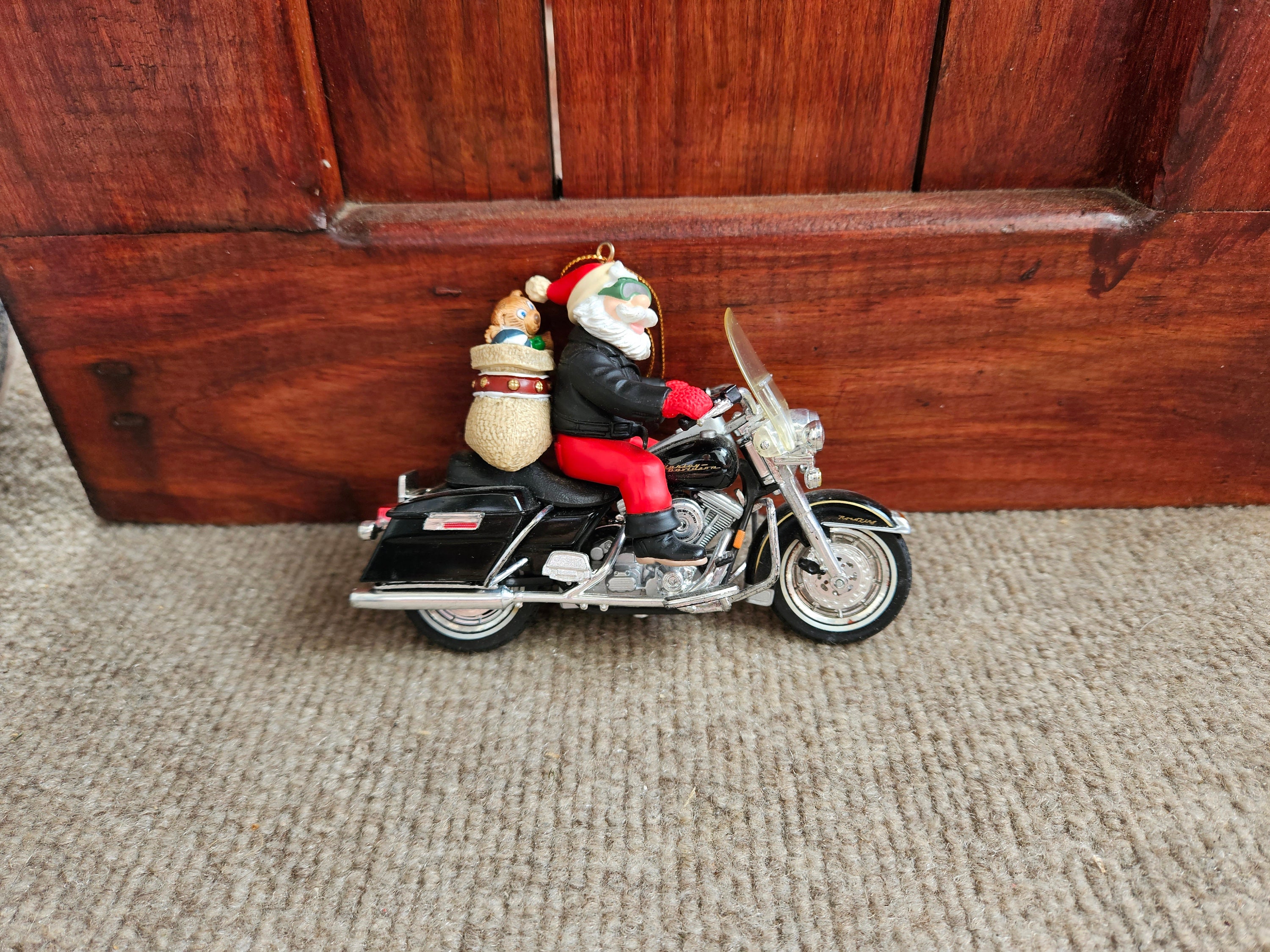 Santa On A Harley Davidson