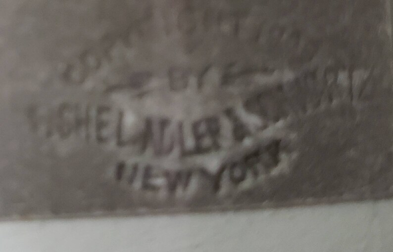 Fishel Adler & Schwartz Woman Carrying Violin Antique Print - Etsy