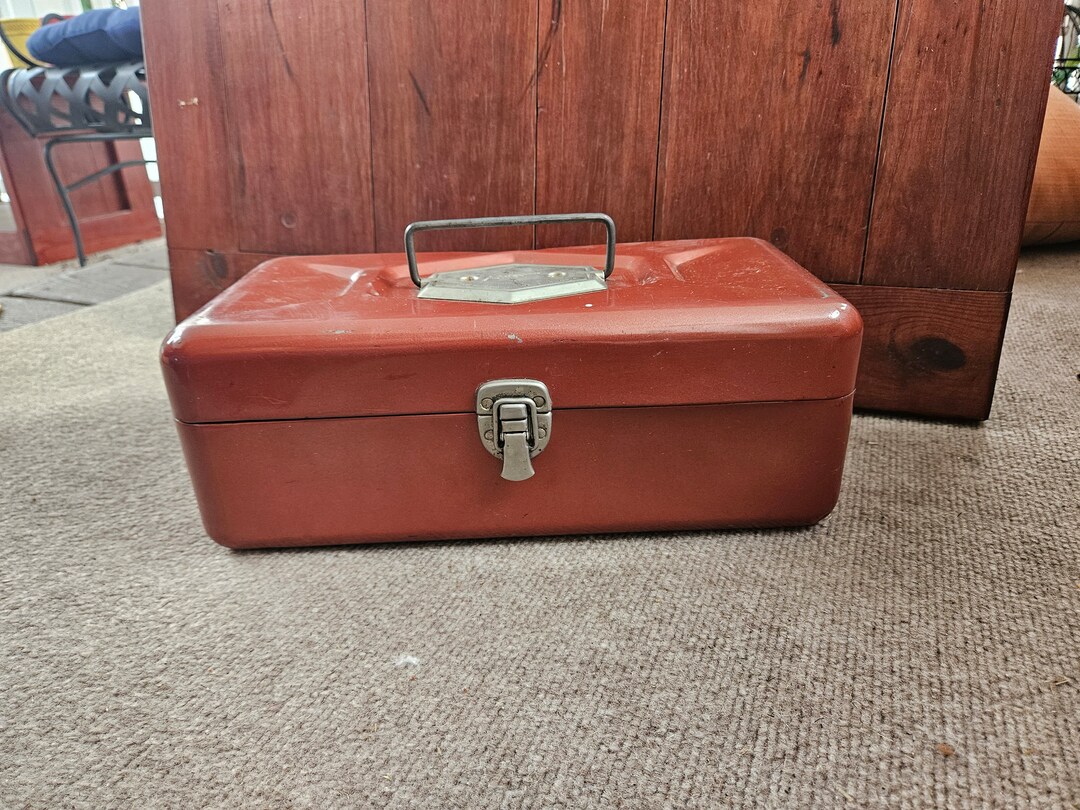 Vintage J.C. Higgins Metal Tackle Box Tool Box 1960s Sears Roebuck - Etsy