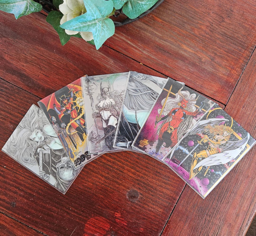 1990's Lady Death Trading Cards Lot of 6 Chromium Card Set III - Etsy