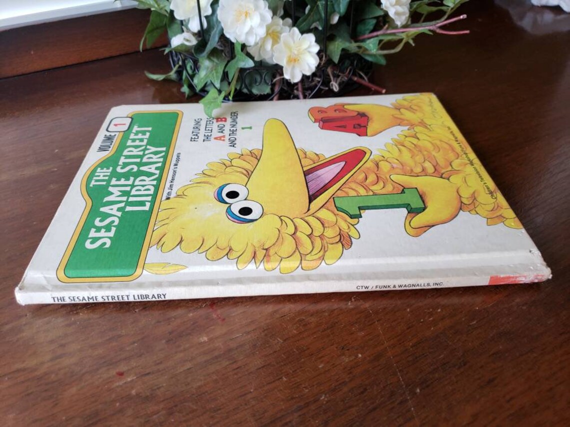 1970s the Sesame Street Library Volume 1 Hardcover Book - Etsy