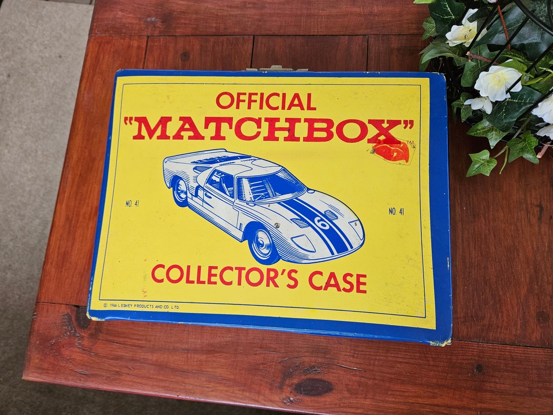 Vintage Matchbox Collector's Case 1966 With Cars - Etsy