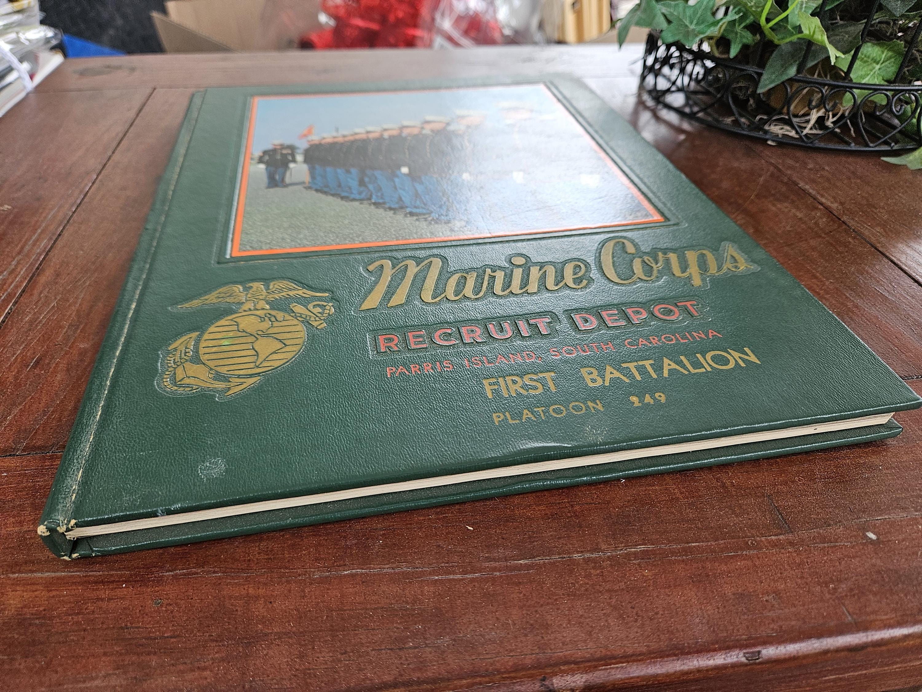 1957 Marine Corps Recruit Depot Yearbook First Battalion Platoon 249 ...