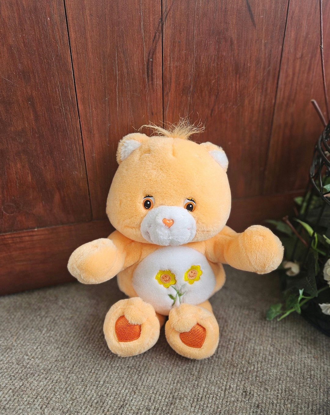 Vintage 2004 Friend Bear Plush Care Bear Talks Orange - Etsy