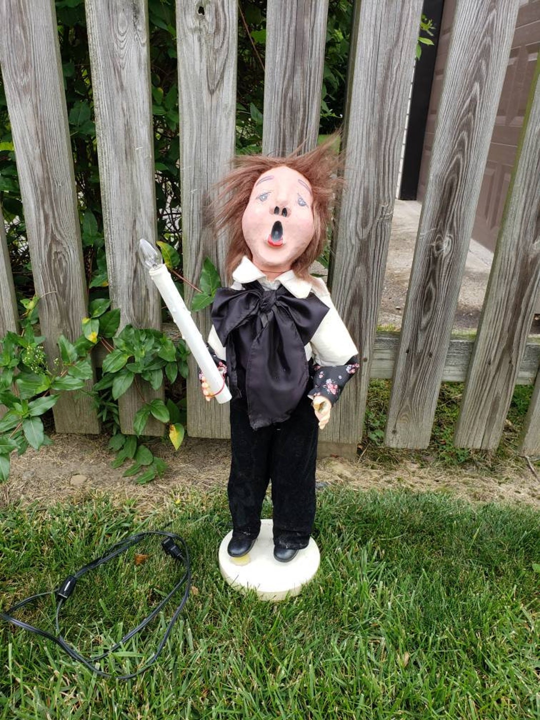 1970s Motion Choir Boy Electric Handmade Wood Christmas Decor - Etsy