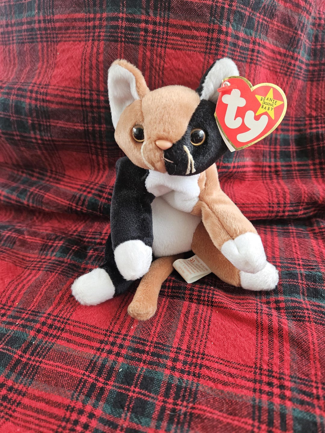 TY Beanie Baby "chip" the Calico Cat Vintage 1996. - Etsy