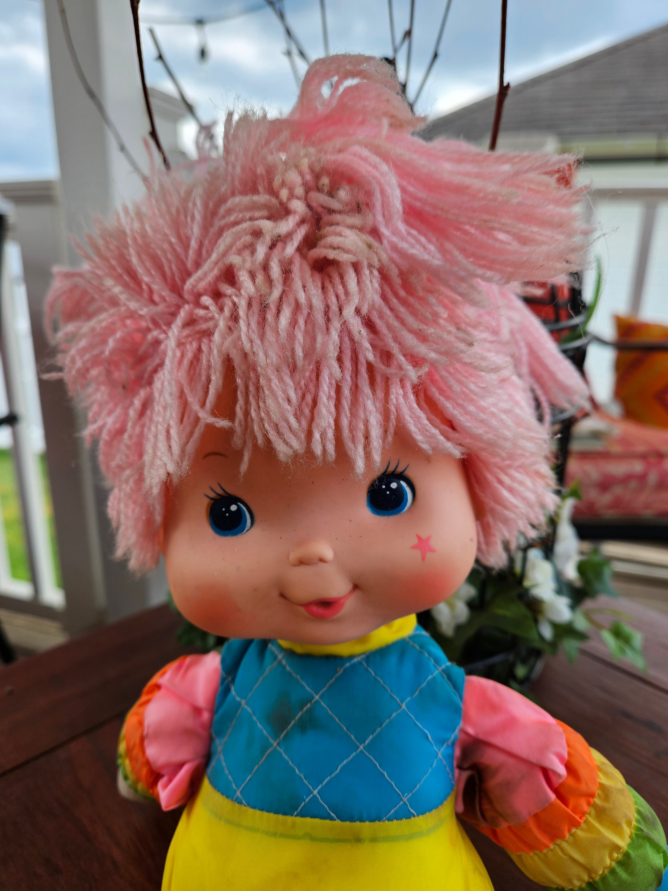 Vintage 1980's Rainbow Brite Doll Pink Hair - Etsy