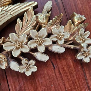 Vintage Syroco Dogwood Flower Bird Wall Hanging Duo 1960s - Etsy