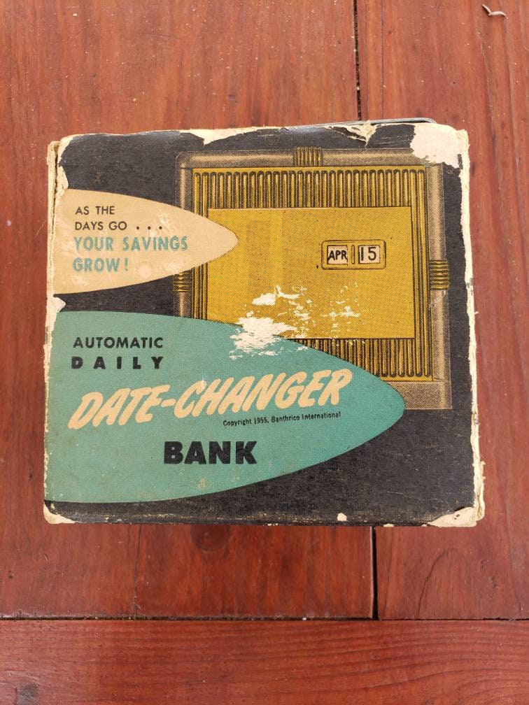 Vintage 1950's Date Changer Bank Modern Woodmen of America - Etsy