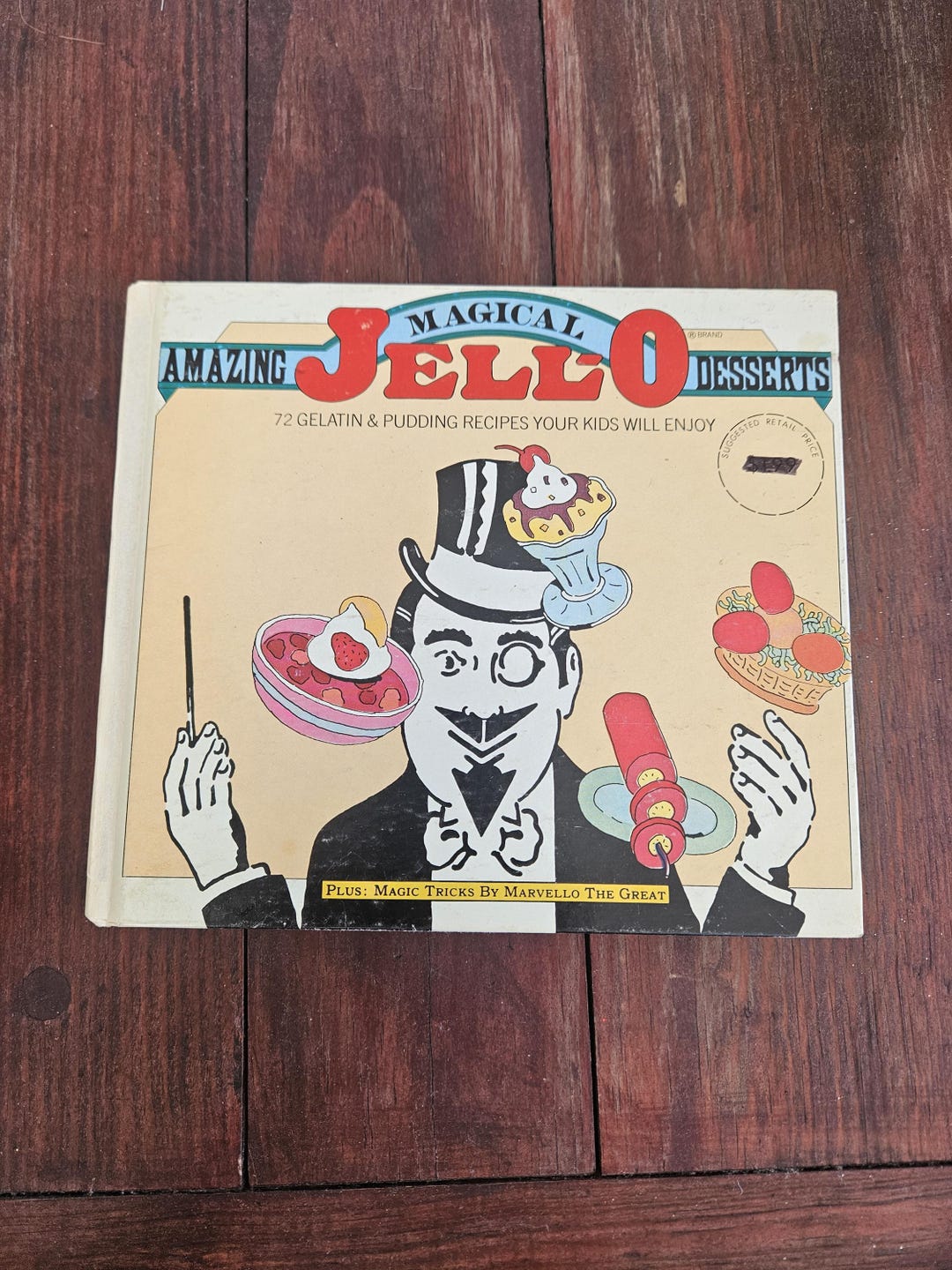 1977 Vintage Jello Desserts Recipe Book: Magical Hardcover Cookbook ...