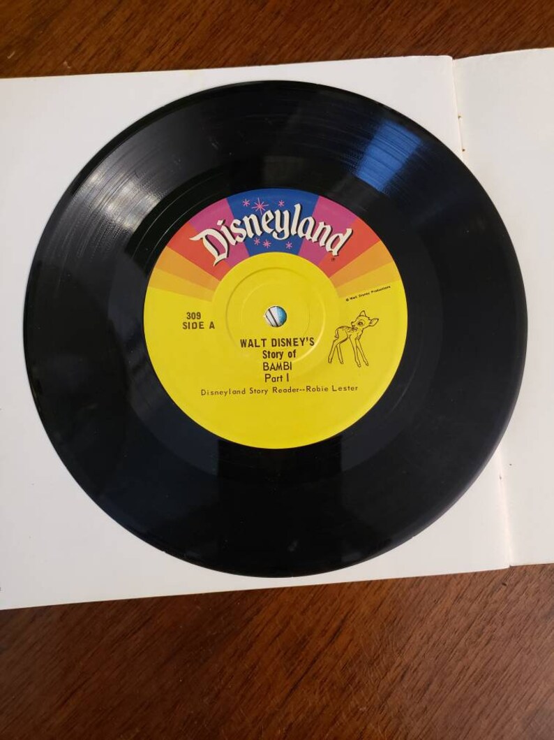 Walt Disney's Bambi 1966 Libro de lectura y disco LP de 33 1/3 - Etsy ...