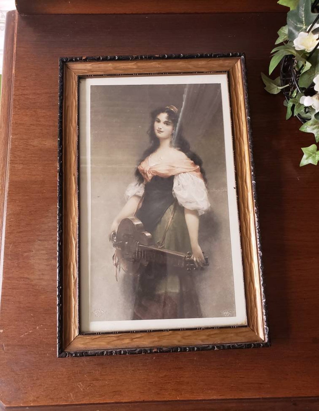 Fishel Adler & Schwartz Woman Carrying Violin Antique Print - Etsy