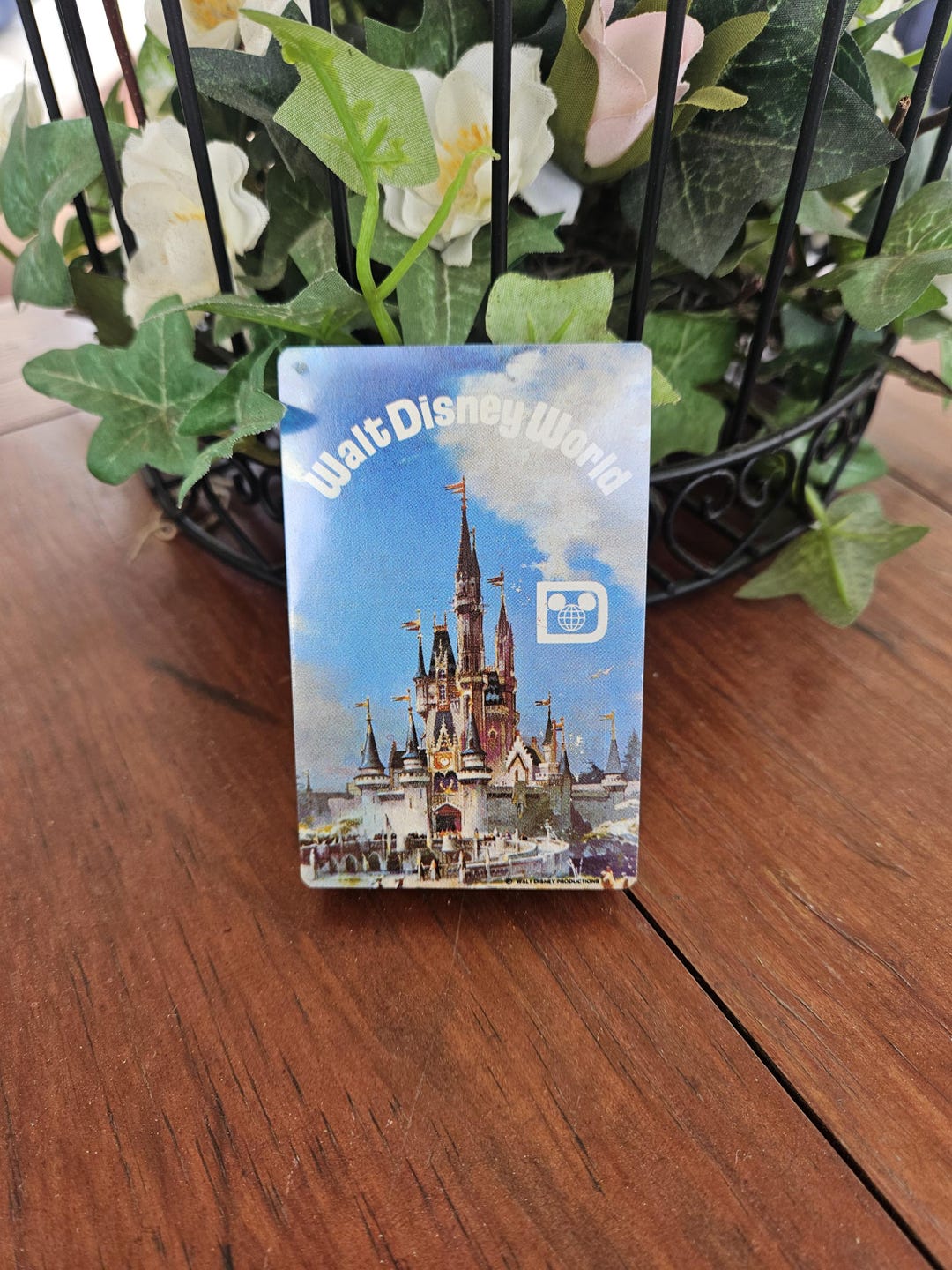 Vintage Walt Disney World Magic Kingdom Cindarella's Castle Playing ...