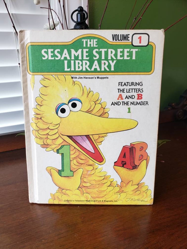 1970s the Sesame Street Library Volume 1 Hardcover Book - Etsy